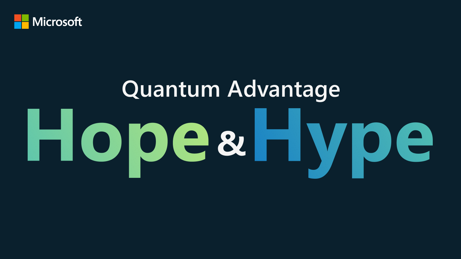 Quantum Advantage: Hope and Hype - Microsoft Azure Quantum Blog