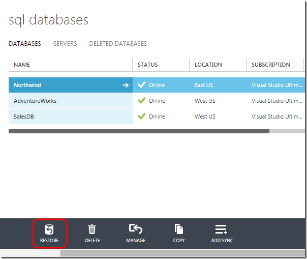 Azure SQL Database Point in Time Restore | Microsoft Azure Blog